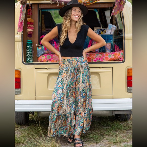 NATURAL LIFE | Skirts | Natural Life Silky Hanna Convertible Maxi Skirt ...
